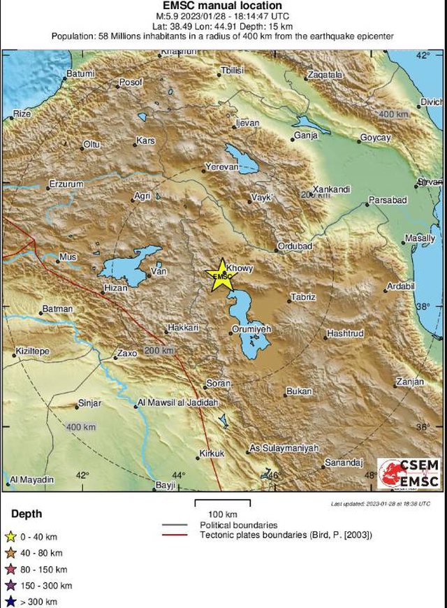 Tërmet i fuqishëm në kufirin Turqi-Iran, 3 të vdekur dhe mbi 800 të ...