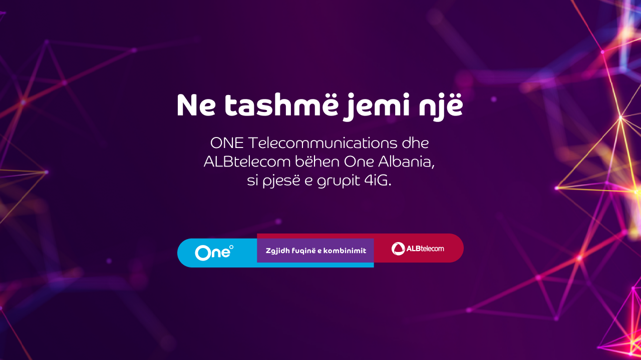 Bashkimi i madh vazhdon - ONE Telecommunications dhe ALBtelecom bashkohen ligjërisht për t'u ...