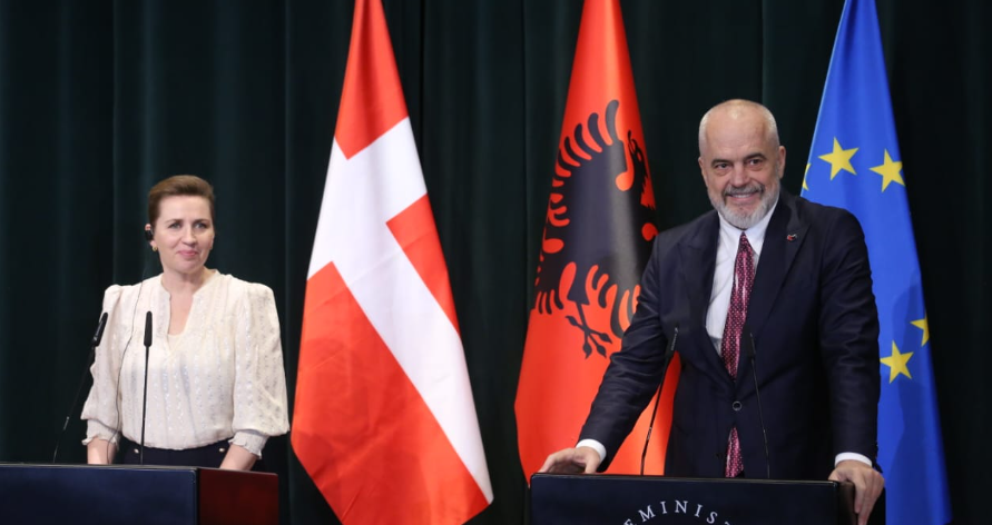 Rama me kryeministren daneze: Mbështetëse e vendosur e Shqipërisë në BE ... Rama me kryeministren daneze: Mbështetëse e vendosur e Shqipërisë në BE ...