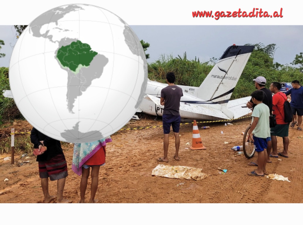 VIDEO: Rrëzohet avioni me turistë në pyjet e Amazonës në Brazil ...