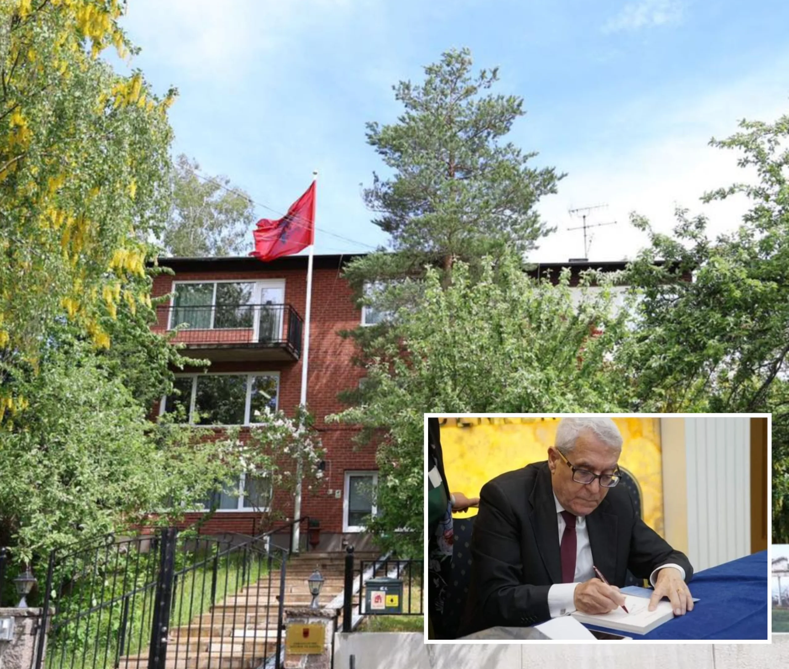 Ambasada e Shqipërisë në Suedi reagon për shkrimin e djeshëm të Shaban ...