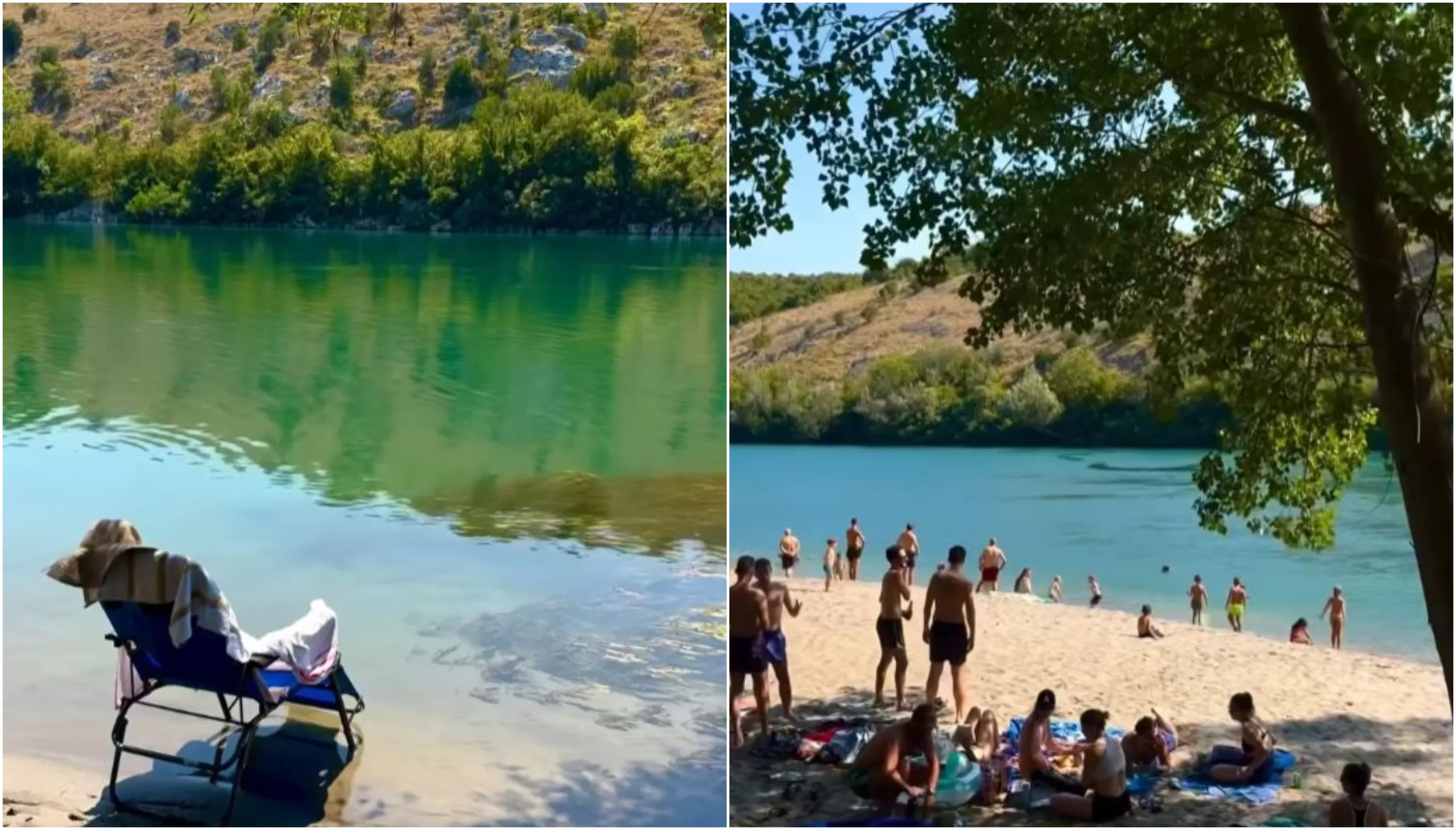 Rama publikon pamjet nga lumi Buna: Copë parajse e fshehur, pak ...