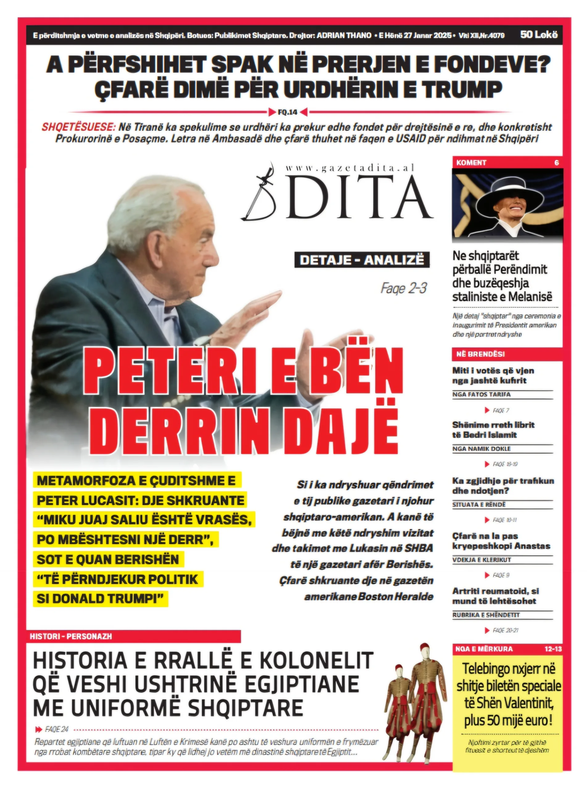 27 janar 2025 - Gazeta Dita